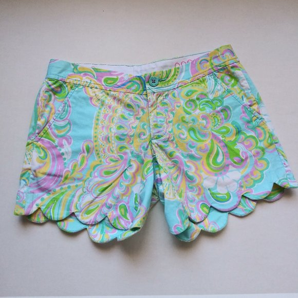 Lilly Pulitzer | Shorts | Lilly Pulitzer Buttercup Short Size 00 | Poshmark